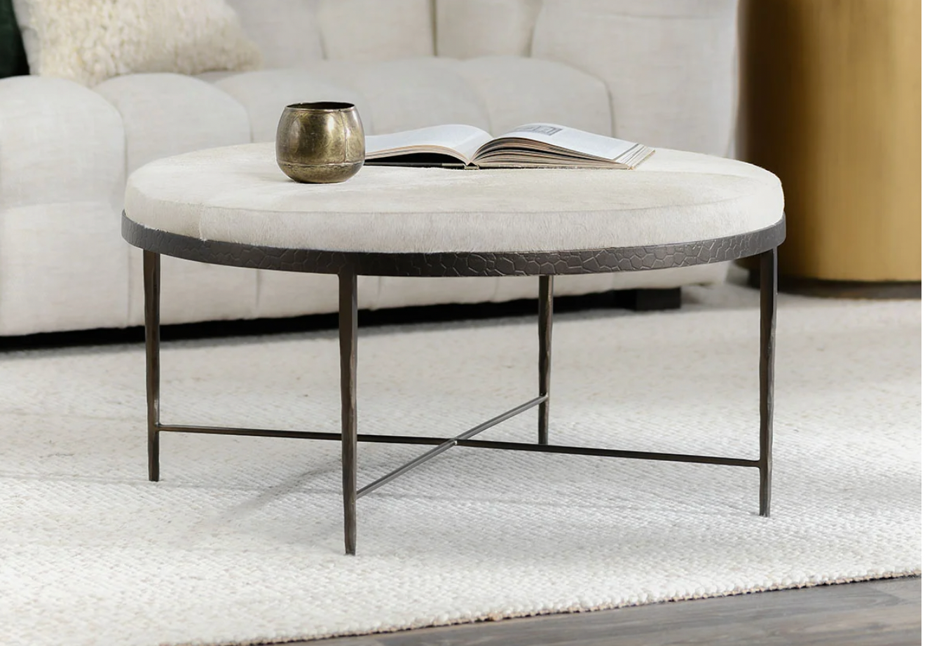 Bose Hide 36" Round Cocktail Table – HOWSE